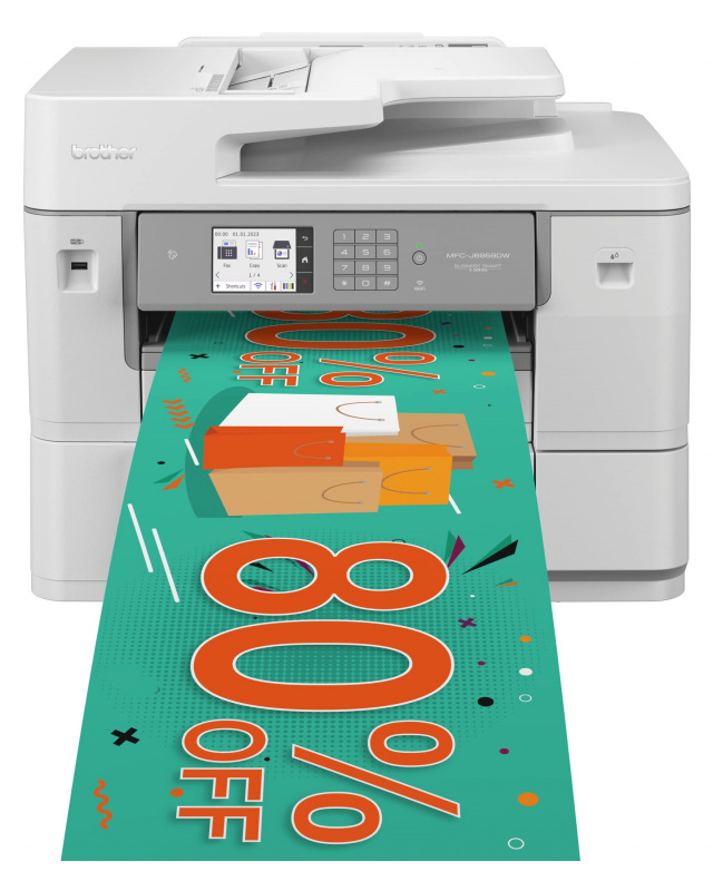 Bürodrucker mit integrierter Rollenzufuhr für den Bannerdruck - Brother ...