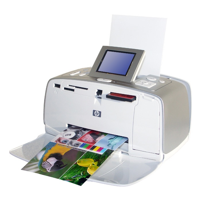 HP Photosmart 375 - Mobiler Fotodrucker, Postkarte (Tinte) | Druckerchannel