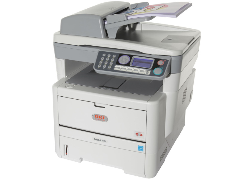 Oki MB470 - S/W-Multifunktionsdrucker (Laser/LED) | Druckerchannel