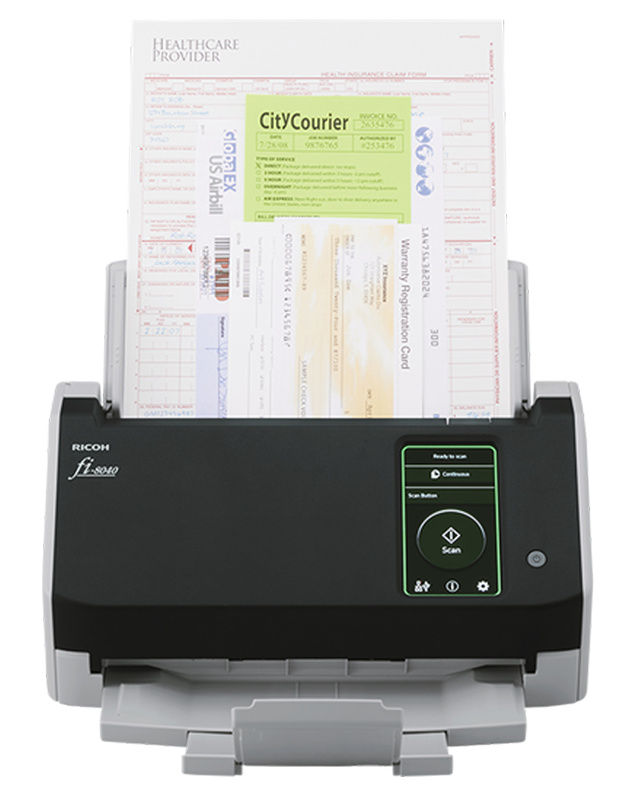 Scanner mit großem Hochformatdisplay und "DirectScan" - Ricoh fi-8040 ...