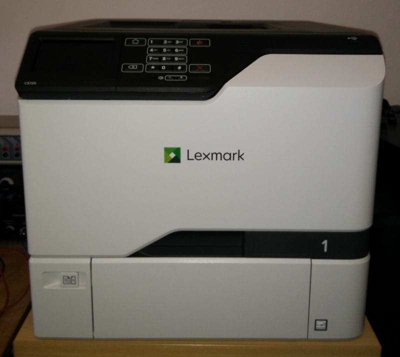 Solider Bürodrucker mit relativ teurem Toner - Lexmark CS720de ...