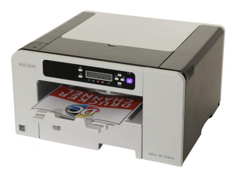 Test: Geljet Ricoh Aficio SG 3110DN: Verbrauchsmaterialien und ...