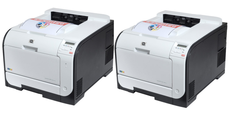 Test: HP Laserjet Pro 300 Color M351a und Pro 400 Color M451dw ...