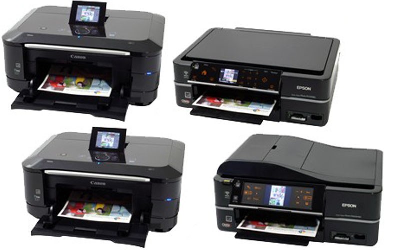 Vergleichstest: Vier Foto-Multifunktionsgeräte: Fotodruck: Qualität ...
